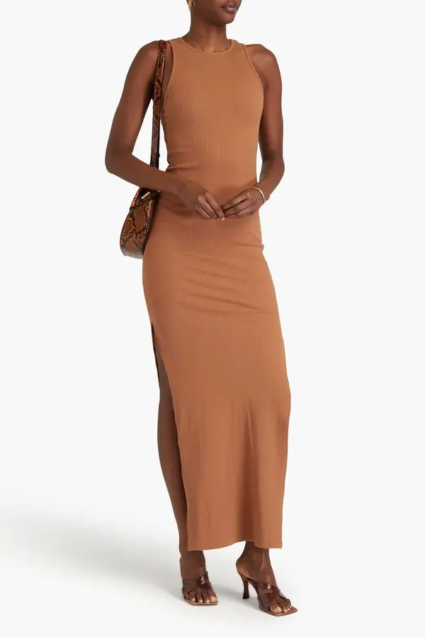 white christmas dresses Plus Size Carlette Bodycon Maxi Dress -Black 2X / Black at Curvy Sense