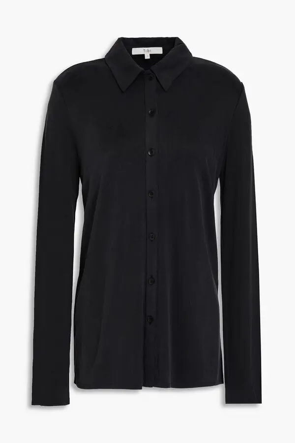 Tibi Cuproblend Jersey Shirt