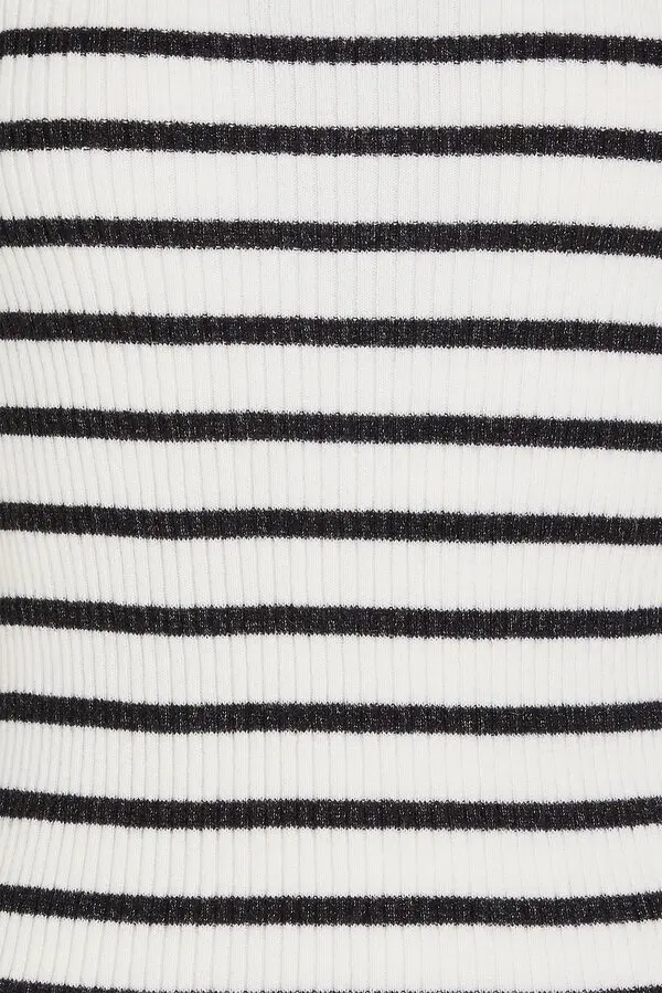 FRAME Striped Wool-blend Sweater