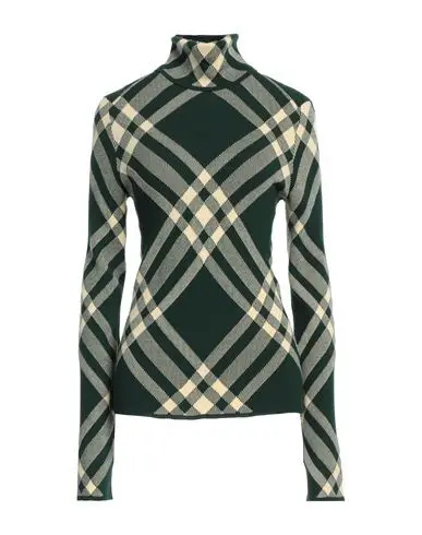Burberry Turtleneck Knit Top - Dark Green