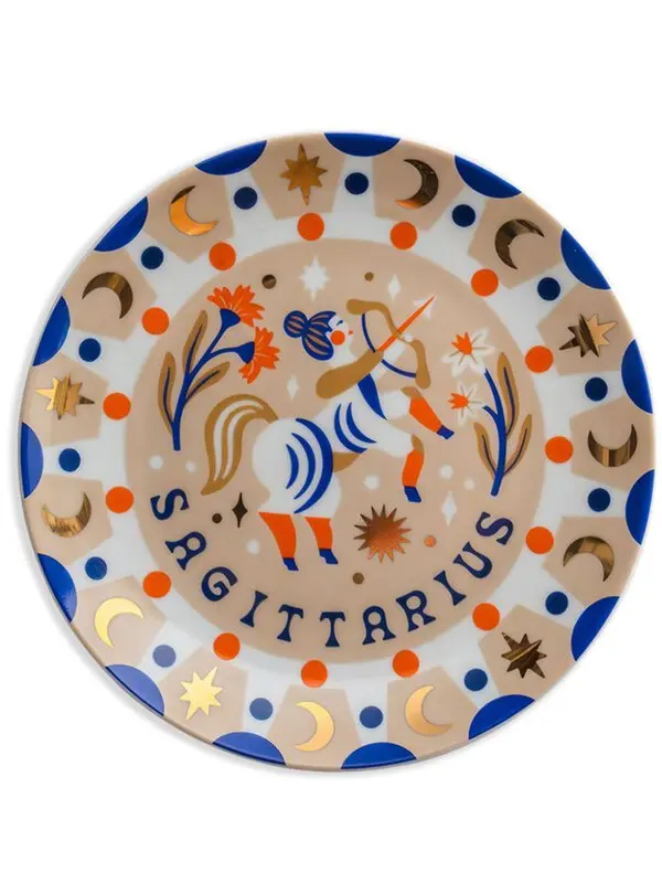 BITOSSI HOME Sagittarius Plate - Blue