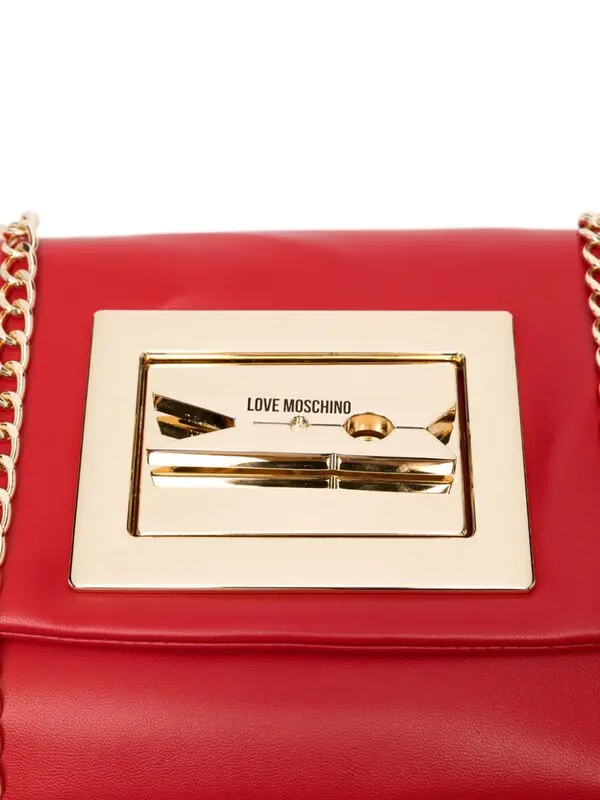 Moschino Logo-debossed Shoulder Bag