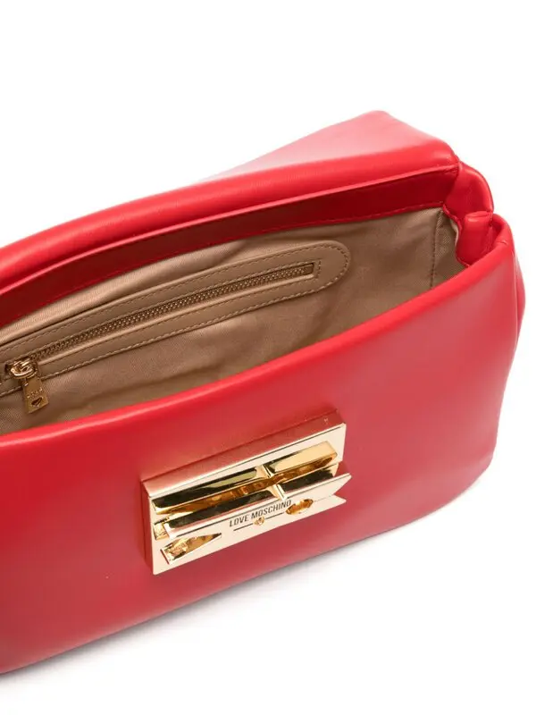 Moschino Logo-debossed Shoulder Bag