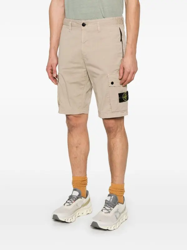 Stone Island Compass-badge Cargo Shorts