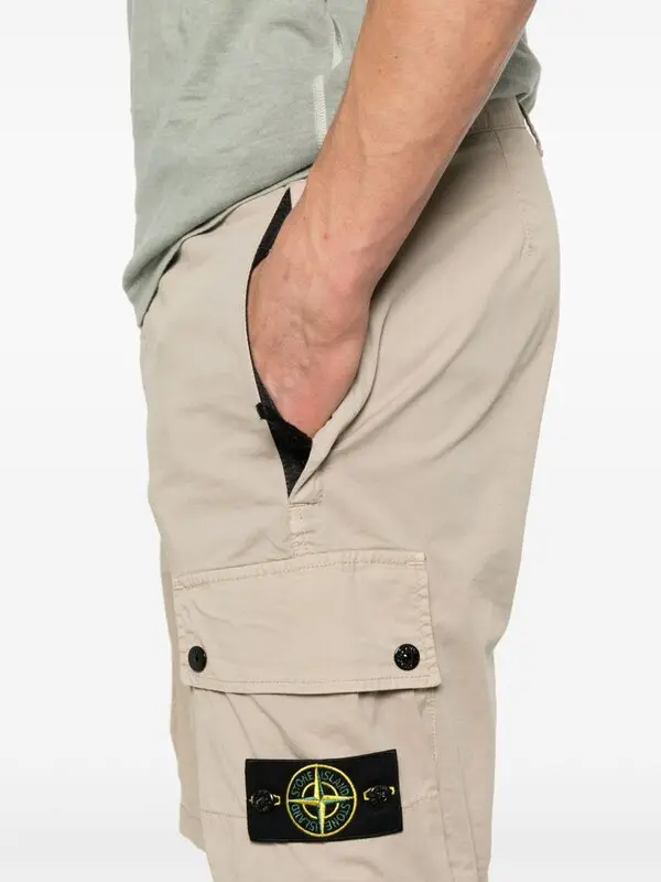 Stone Island Compass-badge Cargo Shorts