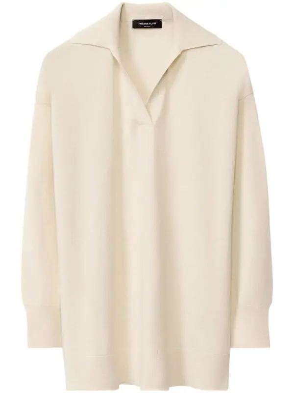 Fabiana Filippi Split-neck Sweater