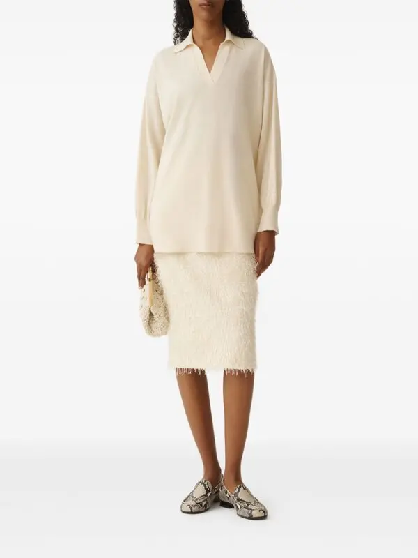 Fabiana Filippi Split-neck Sweater