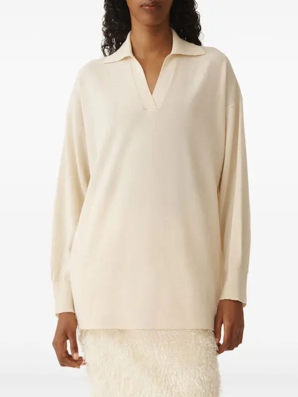 Fabiana Filippi Split-neck Sweater