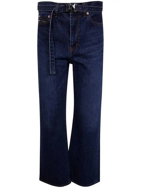 Sacai Belted Jeans - Blue