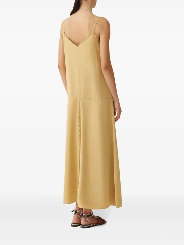 Fabiana Filippi Satin Slip Dress