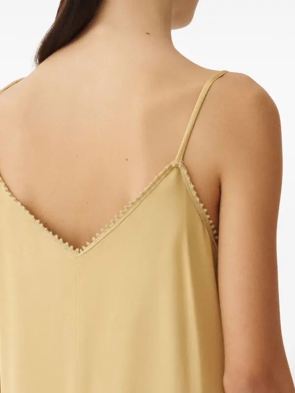 Fabiana Filippi Satin Slip Dress