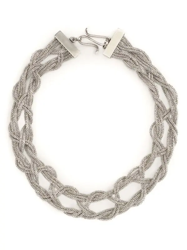 Fabiana Filippi Crochet Necklace - Silver