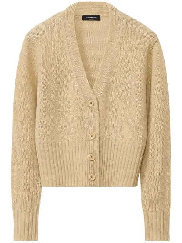 Fabiana Filippi Cashmere Cardigan - Neutrals