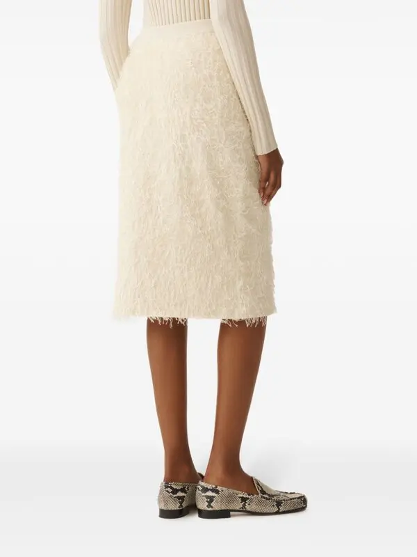 Fabiana Filippi Textured Midi Skirt - Neutrals