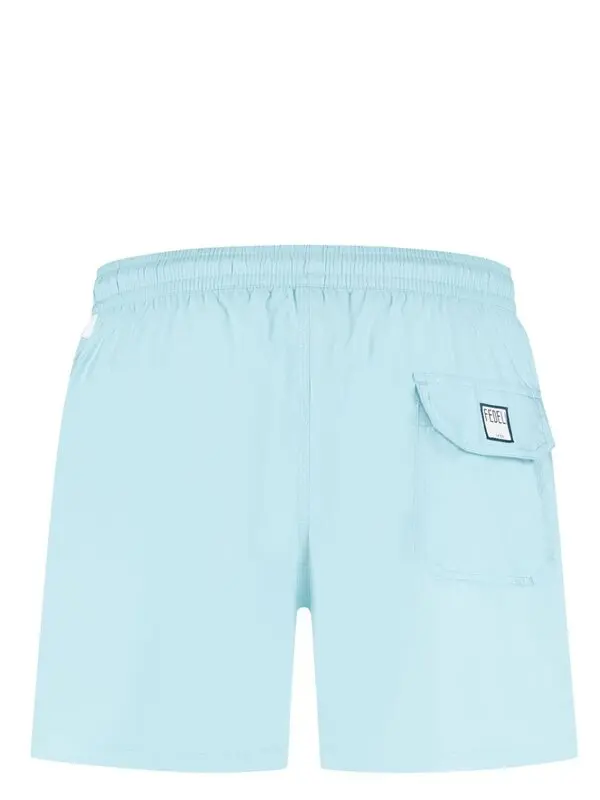 Fedeli Woven Swim Shorts - Blue