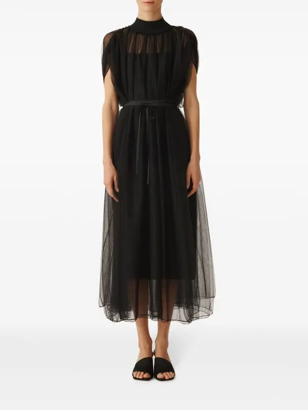 Fabiana Filippi Tulle Midi Dress