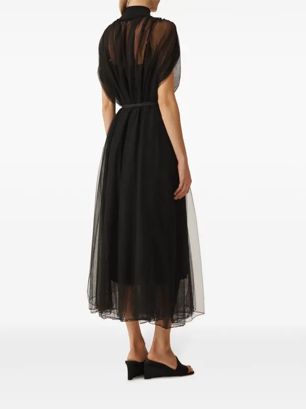 Fabiana Filippi Tulle Midi Dress