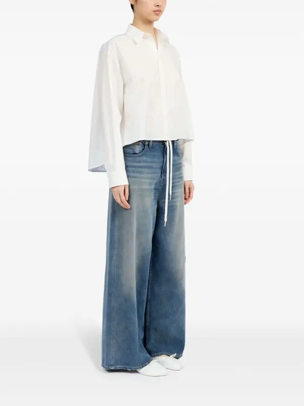 MAISON MARGIELA Cropped Cotton Shirt