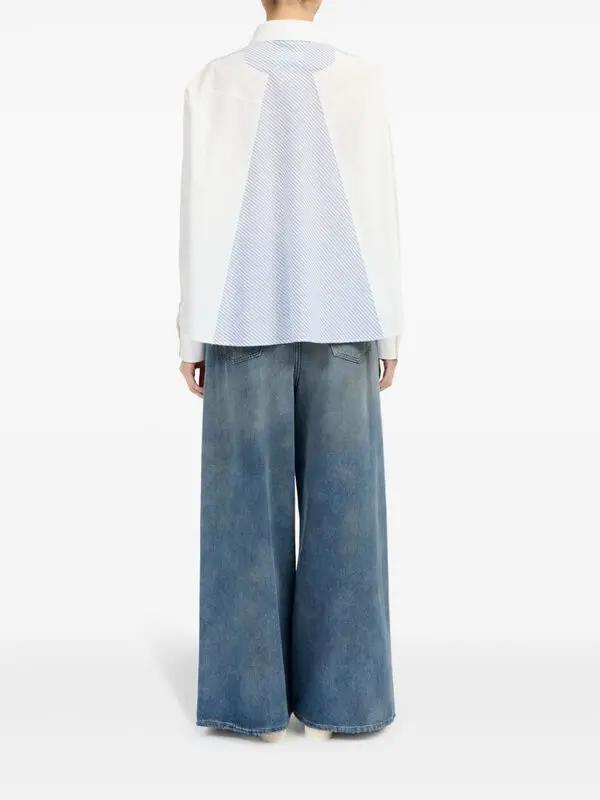MAISON MARGIELA Cropped Cotton Shirt