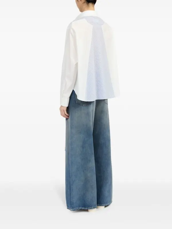 MAISON MARGIELA Cropped Cotton Shirt