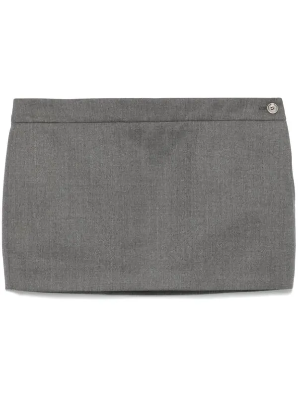 Wardrobe.NYC Dart-detail Mini Skirt