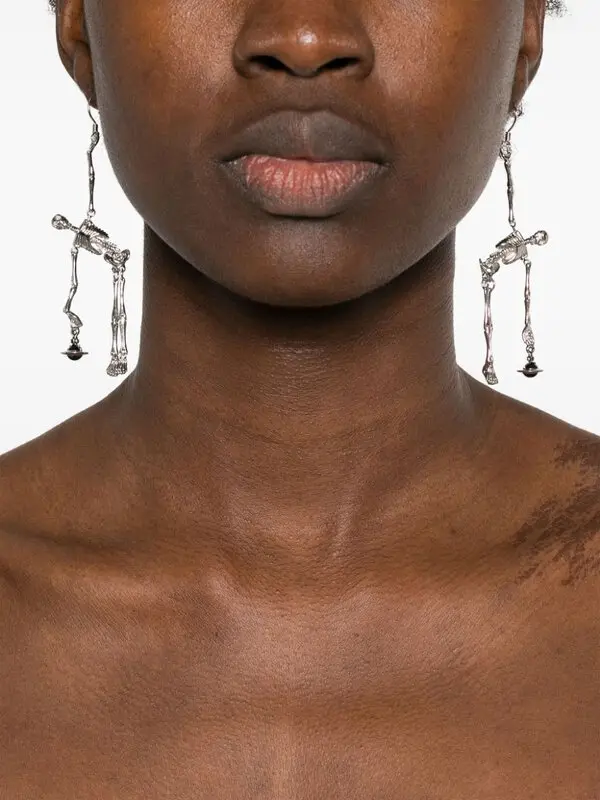 VIVIENNE WESTWOOD Skeleton Pendant Earrings