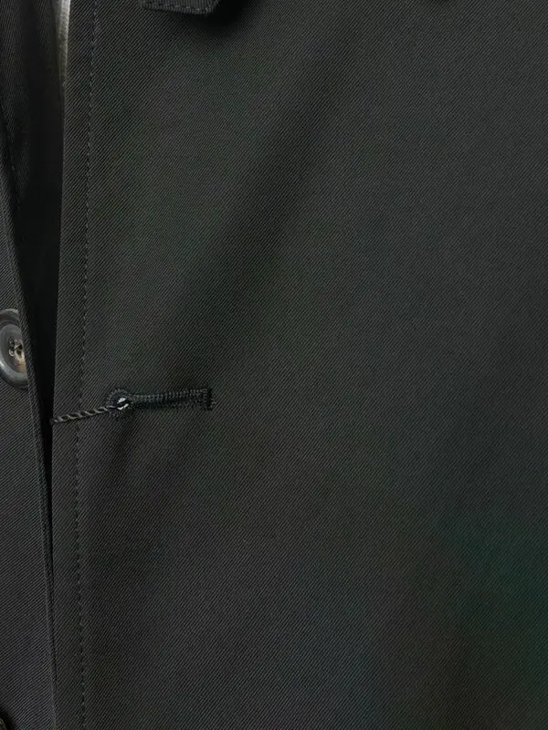 DELL'OGLIO Buttoned Coat - Black