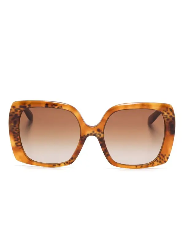 Dolce & Gabbana Oversized Sunglasses - Brown