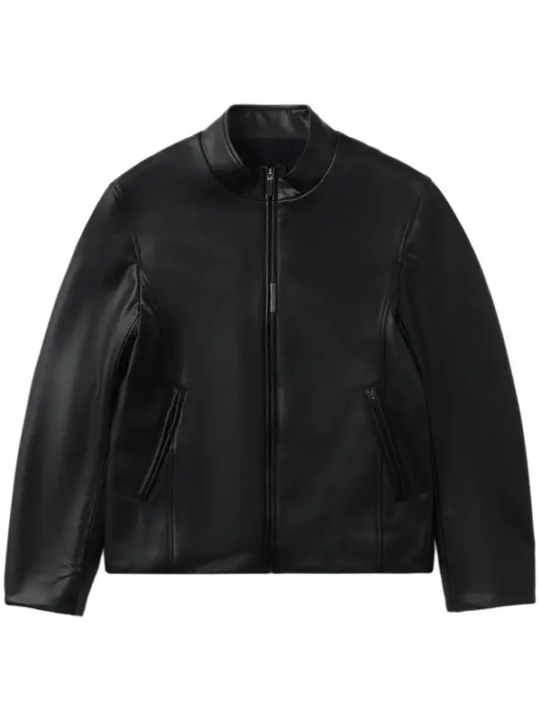Hyein Seo Faux-Leather Jacket In Black - 50% Off | Editorialist