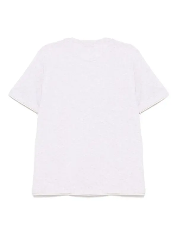 Eleventy Logo-embroidered T-shirt
