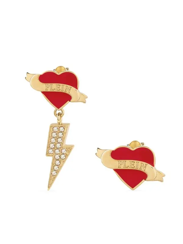 Philipp Plein Valentine Drop Earrings - Gold