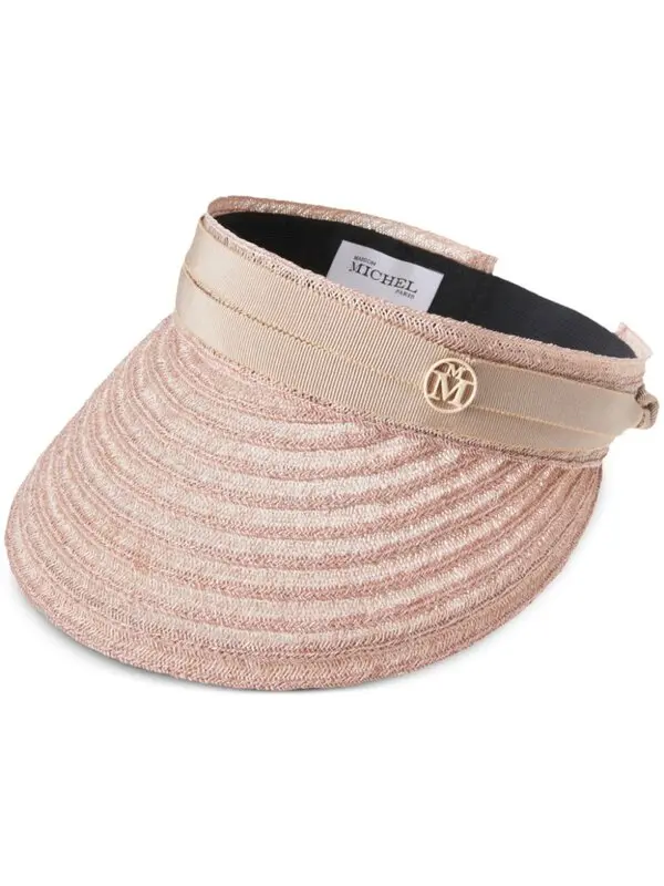 MAISON MICHEL Pat Visor - Neutrals