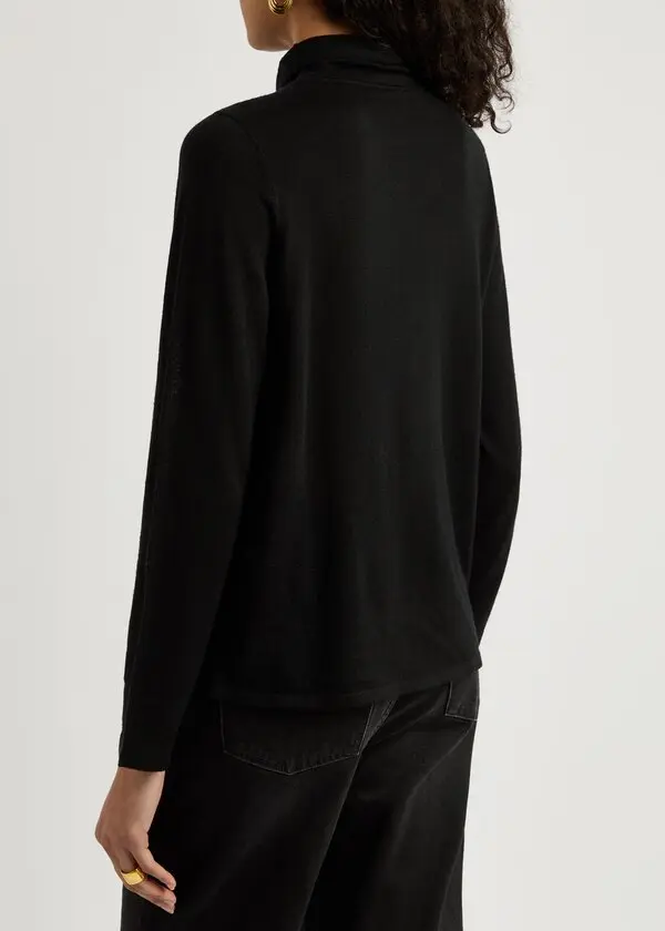 Eileen Fisher Roll-neck Fine-knit Wool Jumper