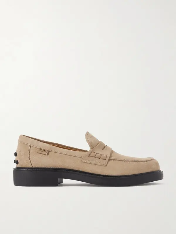 TOD'S Gomma Suede Loafers