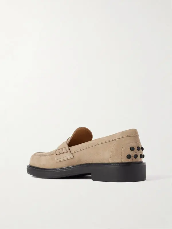 TOD'S Gomma Suede Loafers