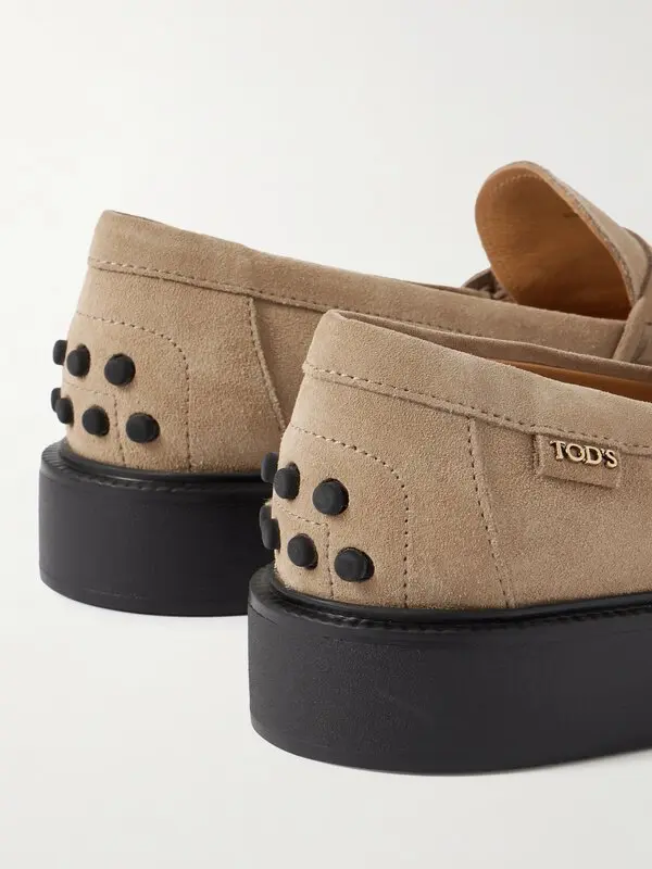 TOD'S Gomma Suede Loafers