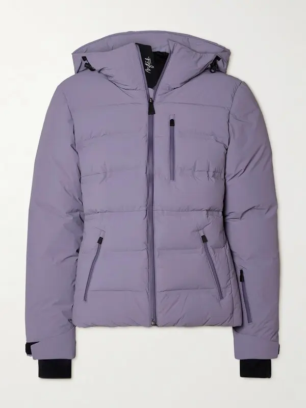 Aztech Mountain Nuke Hooded Down Ski Jacket - Purple