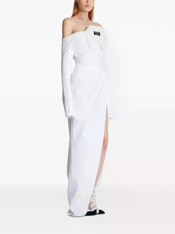 Balmain Bustier Dress - White