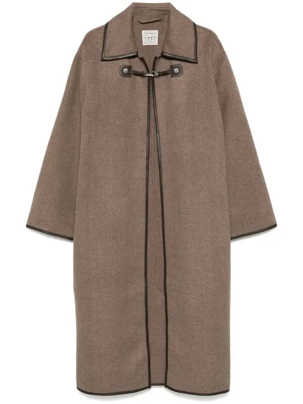 TOTEME Mélange-effect Coat - Neutrals