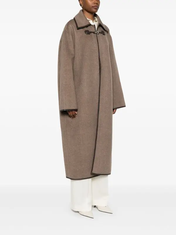 TOTEME Mélange-effect Coat - Neutrals
