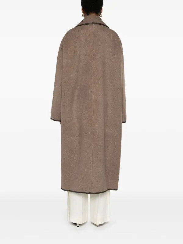TOTEME Mélange-effect Coat - Neutrals