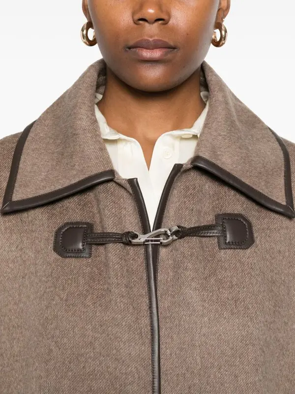 TOTEME Mélange-effect Coat - Neutrals