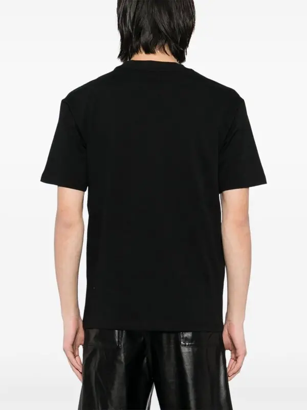 GROUND ZERO Logo Print T-shirt - Black