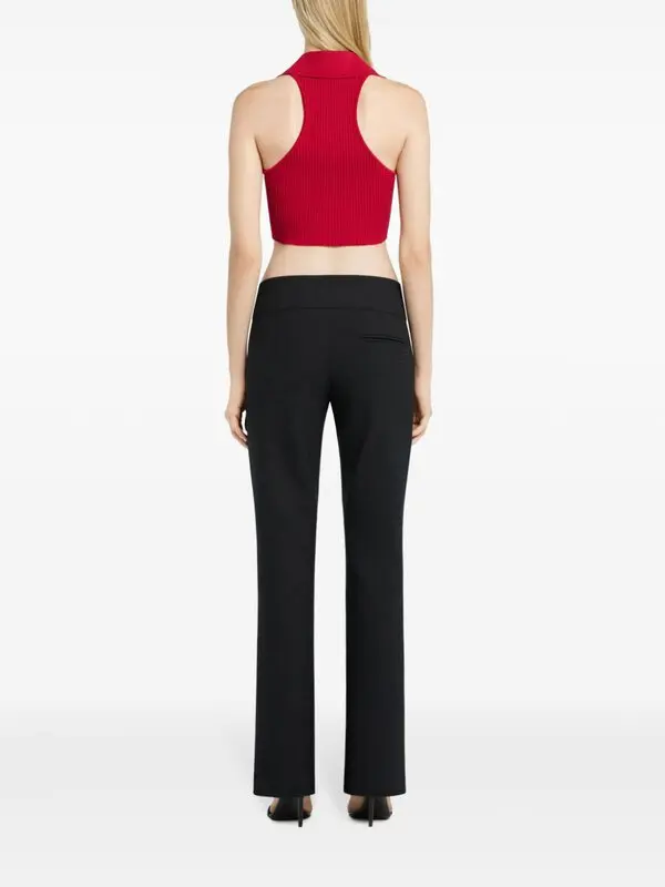 COURREGES Scuba-knit Tank Top - Red