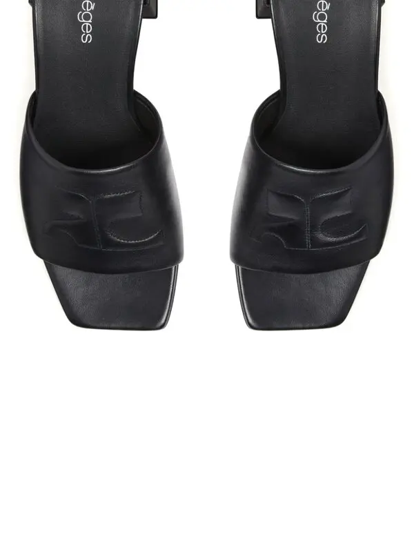 COURREGES Shadow Mules - Black