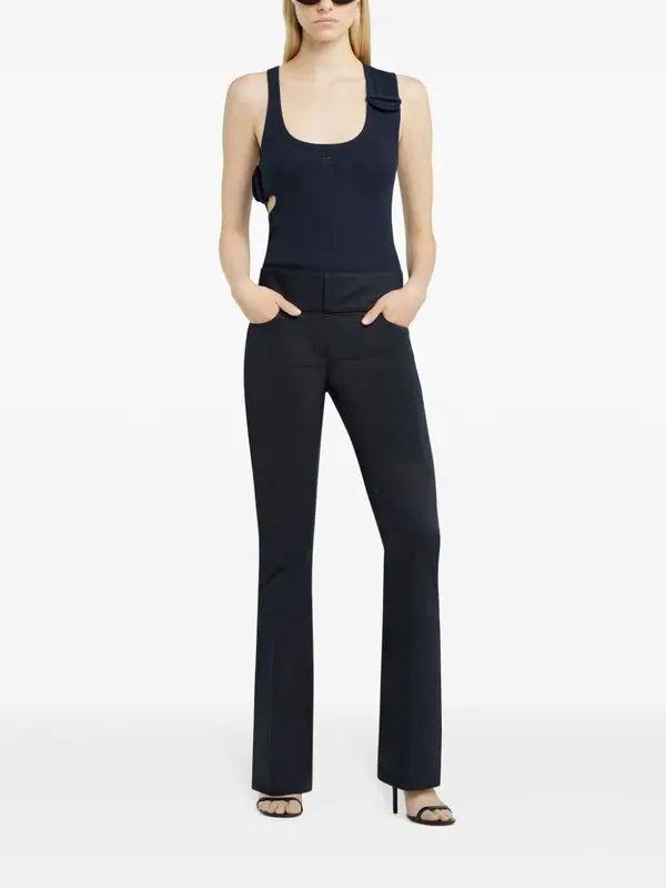 COURREGES 90's Rib Tank Top - Blue