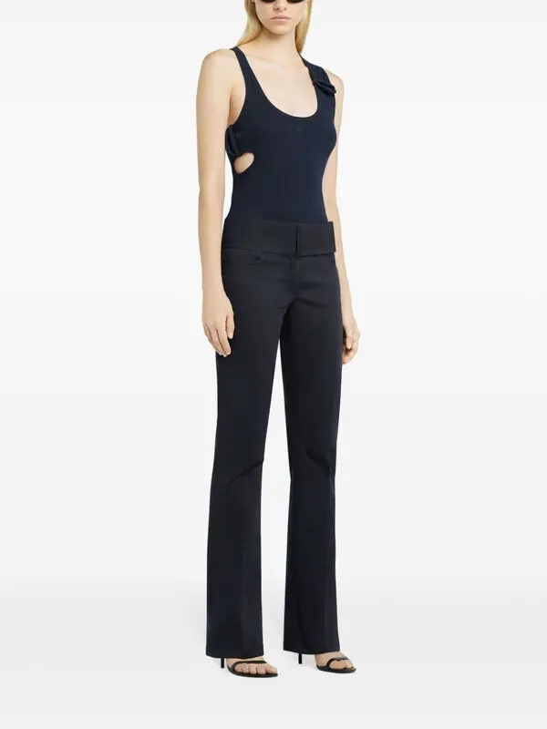 COURREGES 90's Rib Tank Top - Blue