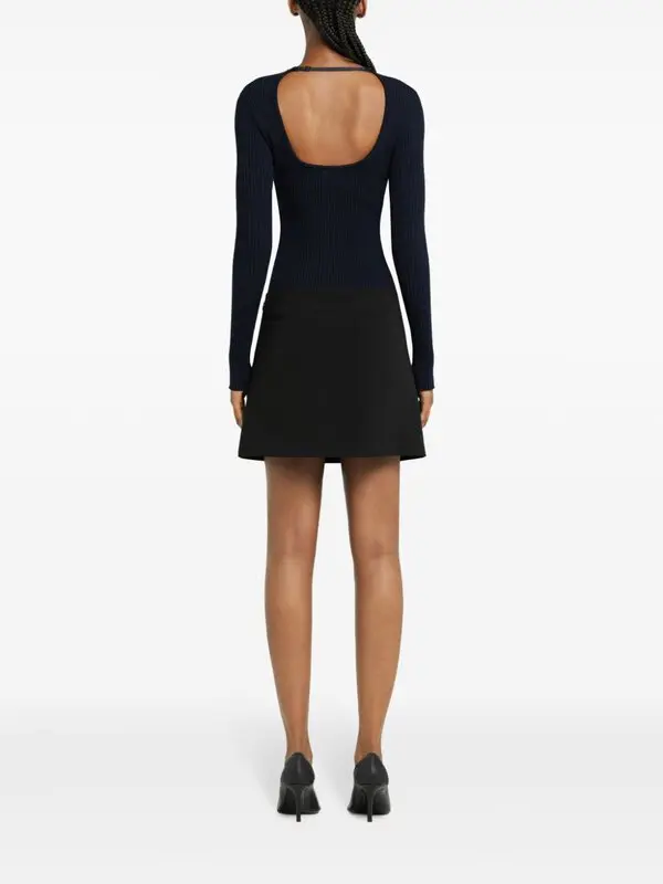 COURREGES Strap-detail Jumper - Blue