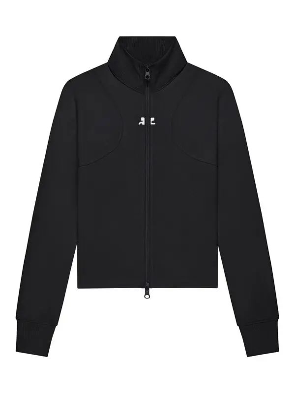 COURREGES Scuba-jersey Jacket - Black