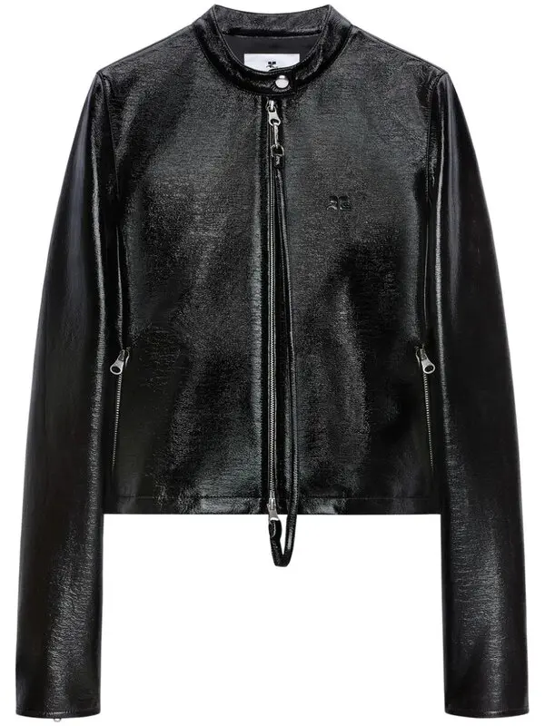 COURREGES Vinyl City Jacket - Black